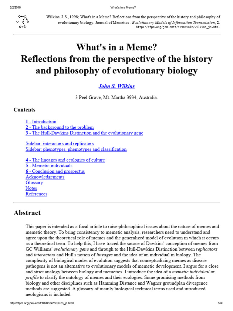 What's in A Meme | PDF