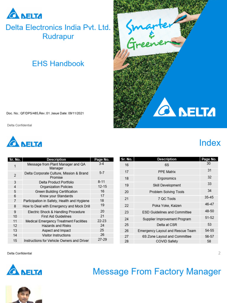 Ehs Booklet v03 | PDF | Electrostatic Discharge