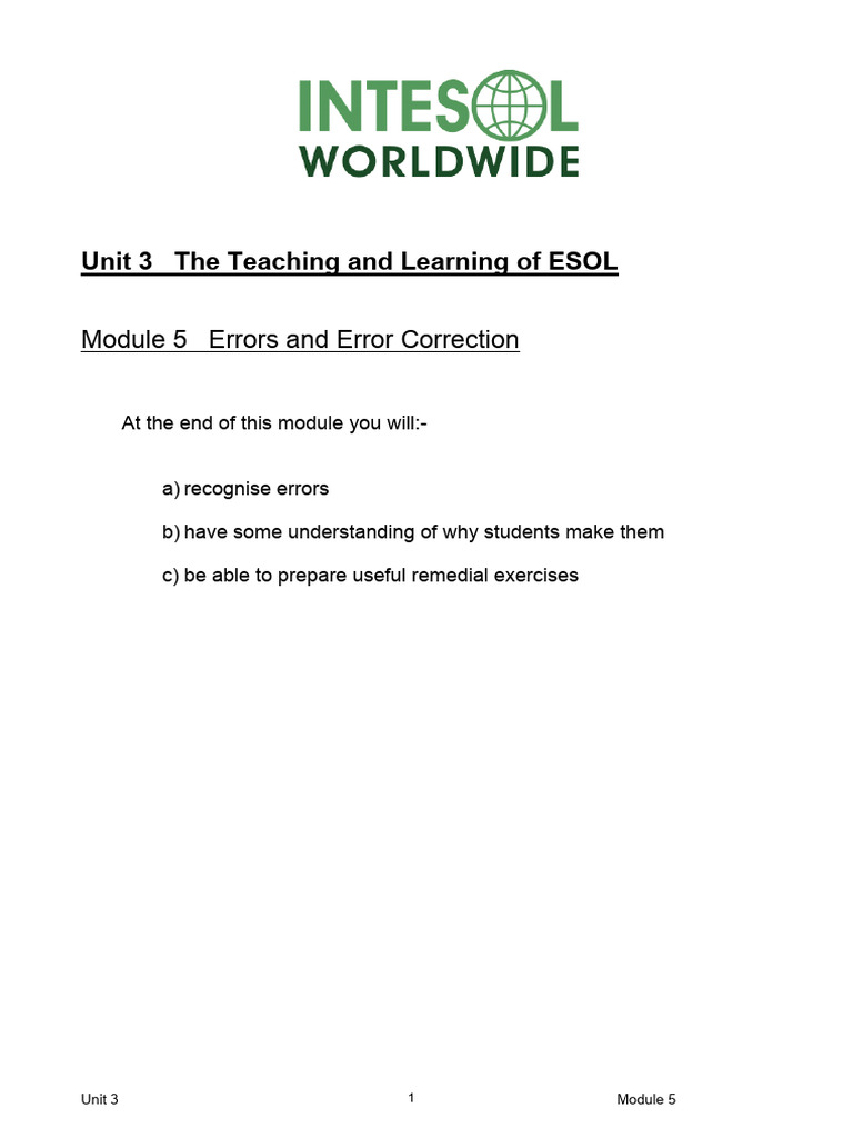 Unit3 Mod5 | PDF | Educational Assessment | Learning