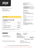 2022 T Mobile Cell Phone Bill Template | PDF