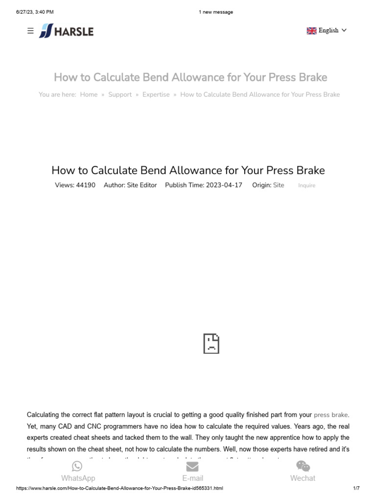 Bend Calculation | PDF | Mechanical Engineering