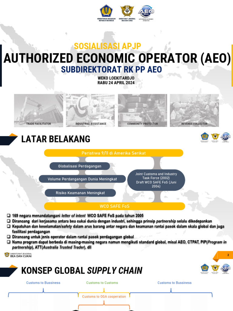 AEO - PMK 137 Tahun 2023 - KASUBDIT RKPPAEO | PDF