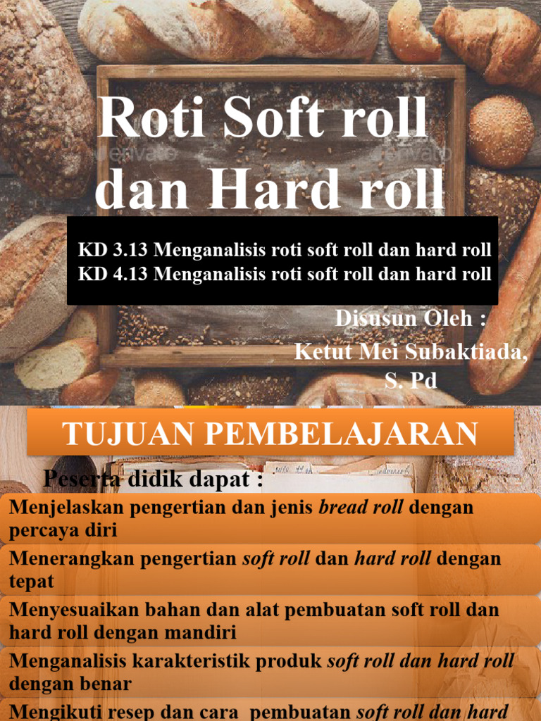 Materi Roti Soft Roll Dan Hard Roll | PDF