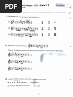 Abrsm Theory g5 Sample Papers (New Format) | PDF
