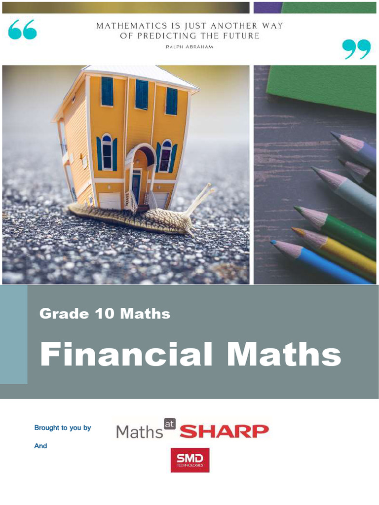 Grade 10 Financial Mathematics Guide | PDF | Interest | United States ...