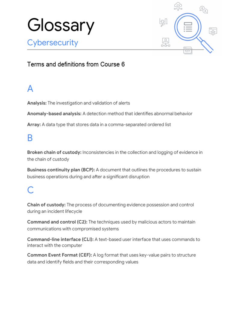 Tp2z0TASRQKHNTLMBs8kaQ Course 6 Glossary | PDF | Computer Network ...
