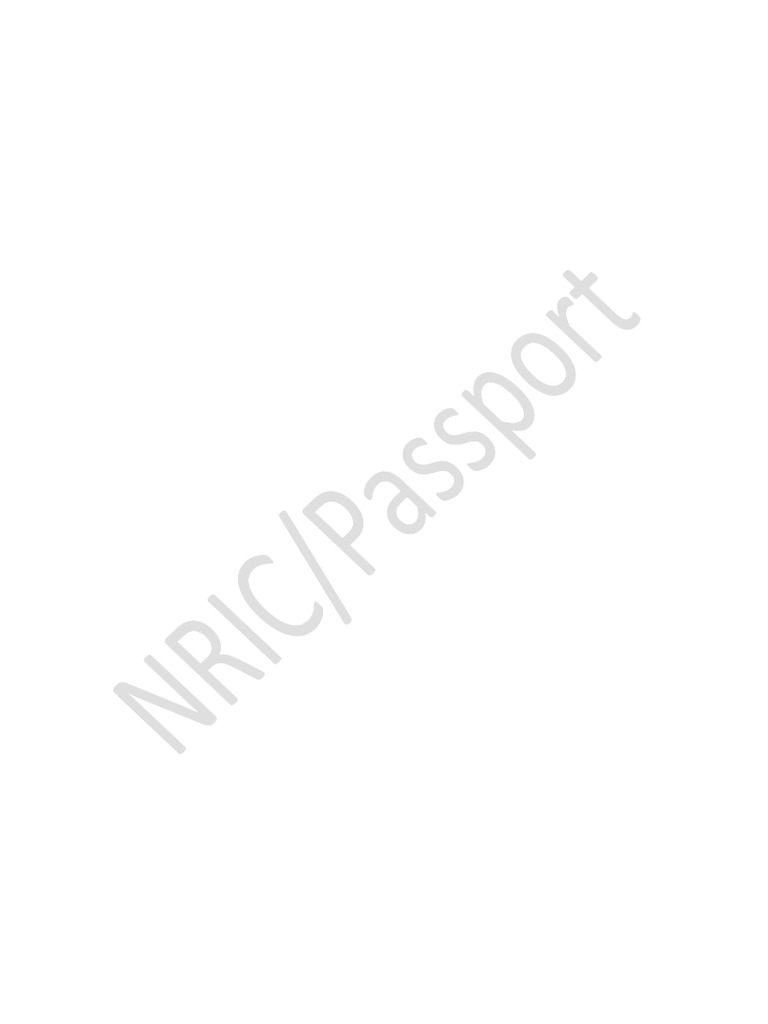 Nric Passport | PDF