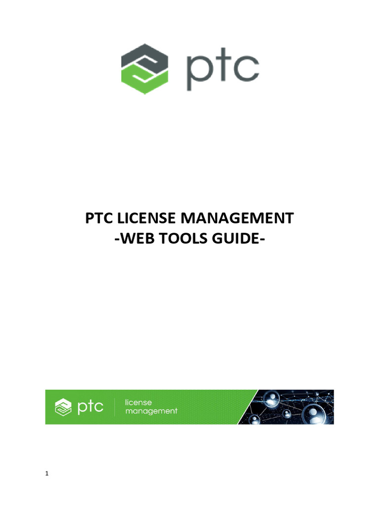 PTC License Management Web Tools Guide | PDF | Computer File | World ...