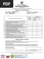 CSC HGE Requirements | PDF | Identity Document | Thesis