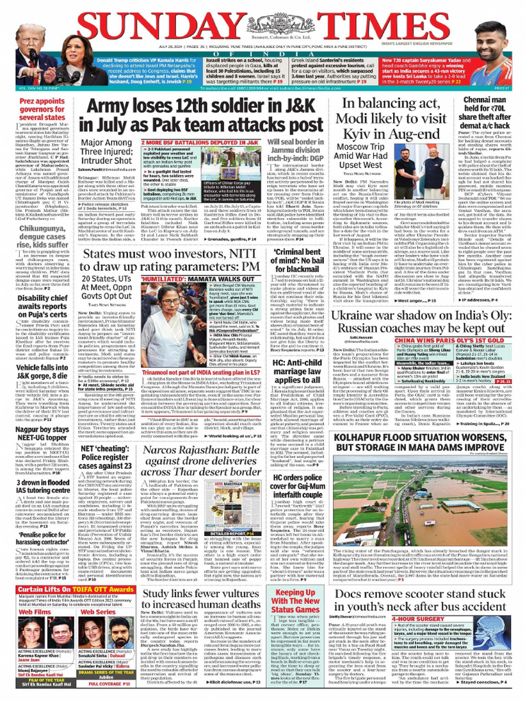 TOI Pune 28-07-2024 | PDF