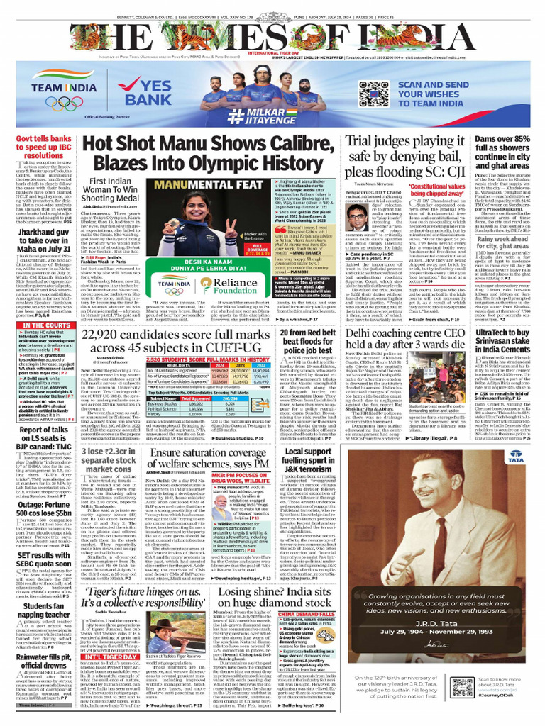 TOI Pune 29-07-2024 | PDF