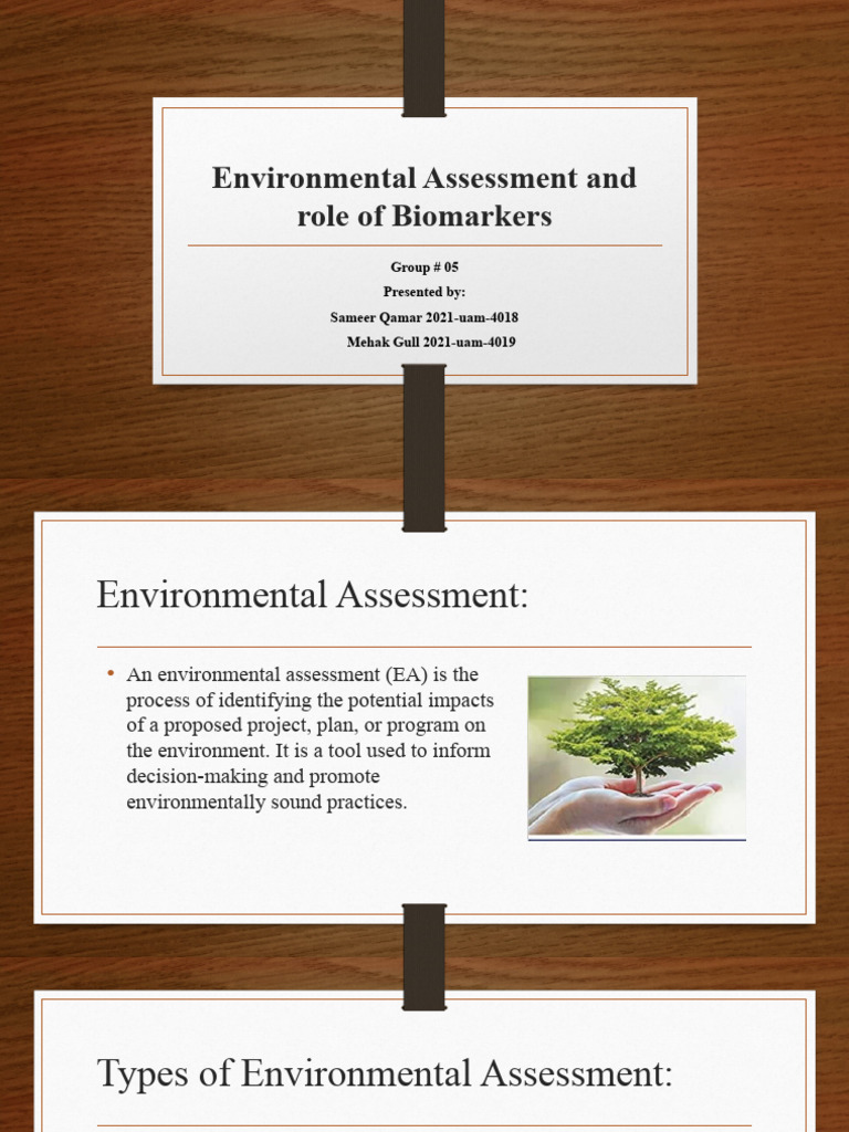 Role of Biomarkers in Environmental Assessment | PDF | Environmental ...