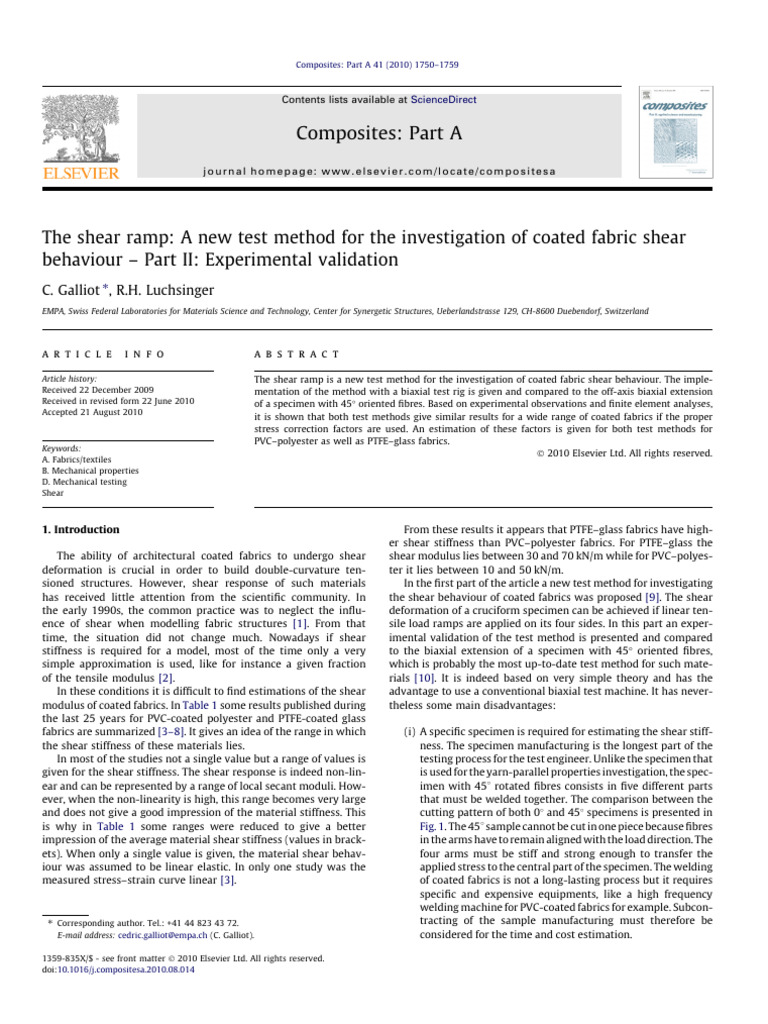The Shear Ramp: A New Test Method For The Investigation of Coated ...