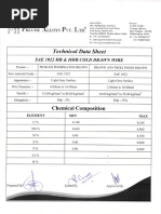 Technicul Data Sheet - SAE 15B25 | PDF