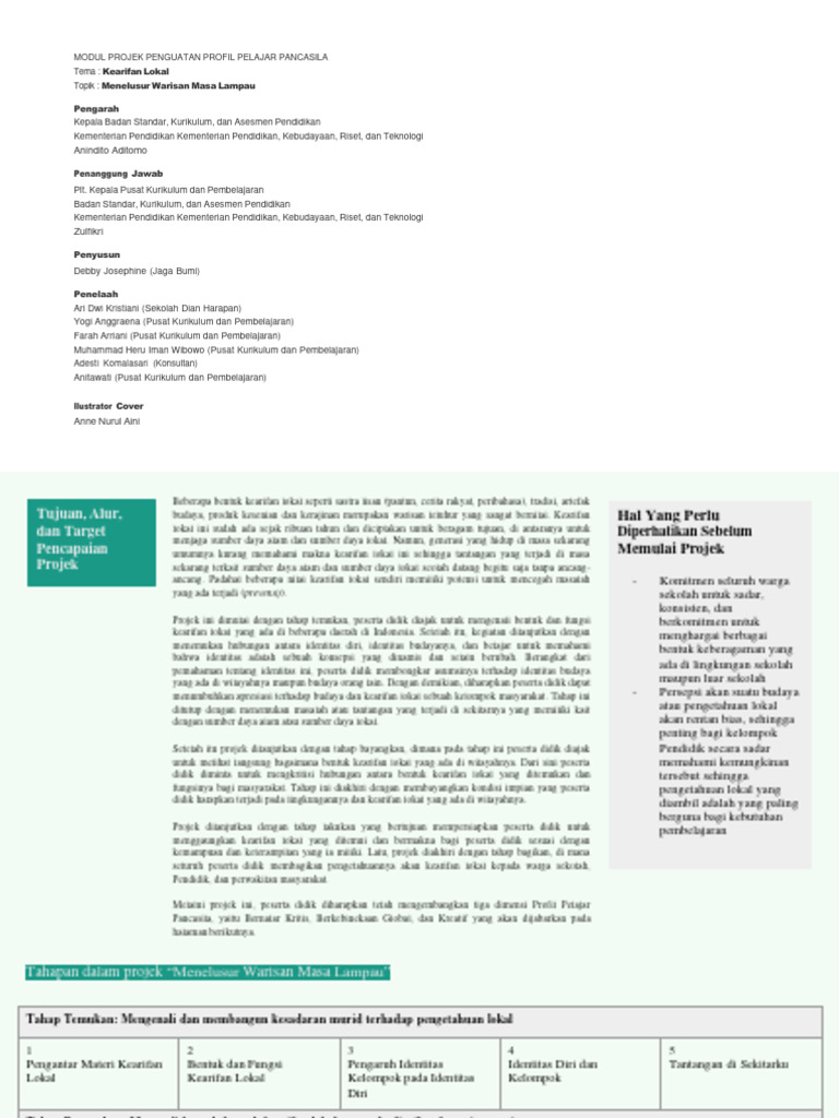 Referensi Modul - PROJEK 3 Fase E | PDF | Sains & Matematika