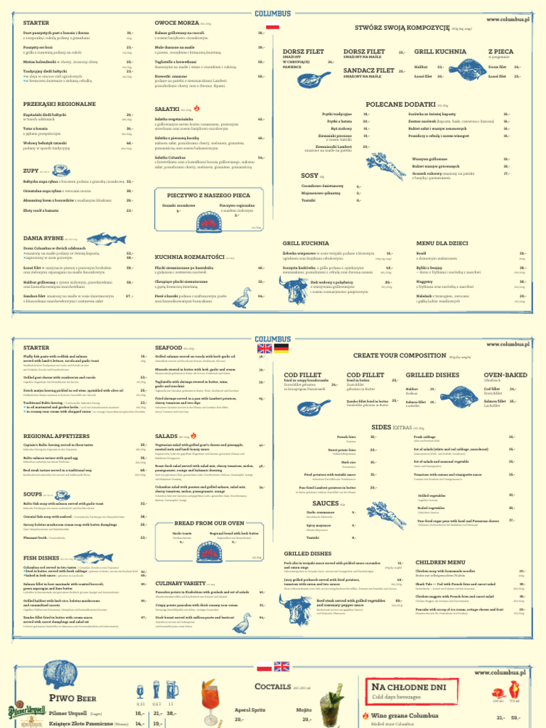 Menu Tawerna Website | PDF