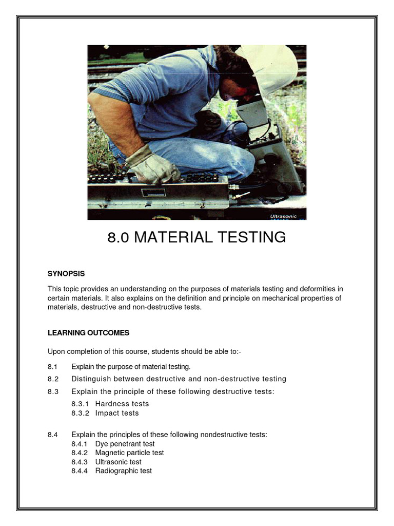 Chapter 8 Material Science | PDF | Building Engineering | Physical Sciences