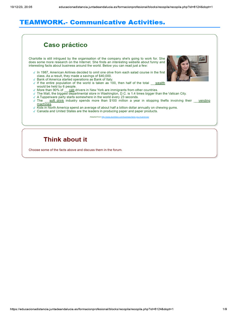 ING-U2 Communicative Activities | PDF