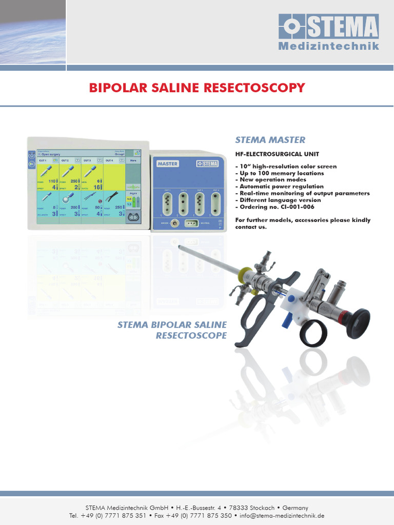 Bipolar Saline Resectos | PDF