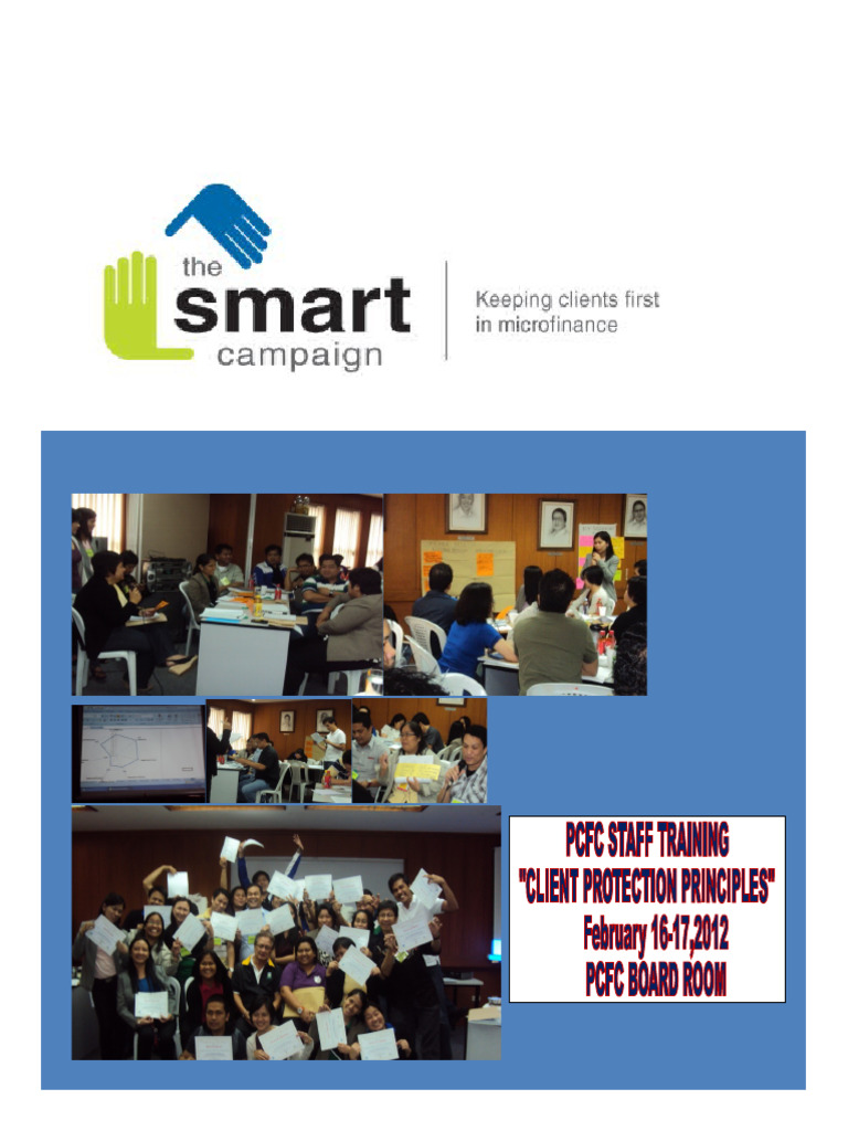 Microfinance Client Protection Training | PDF | Microfinance | Loans