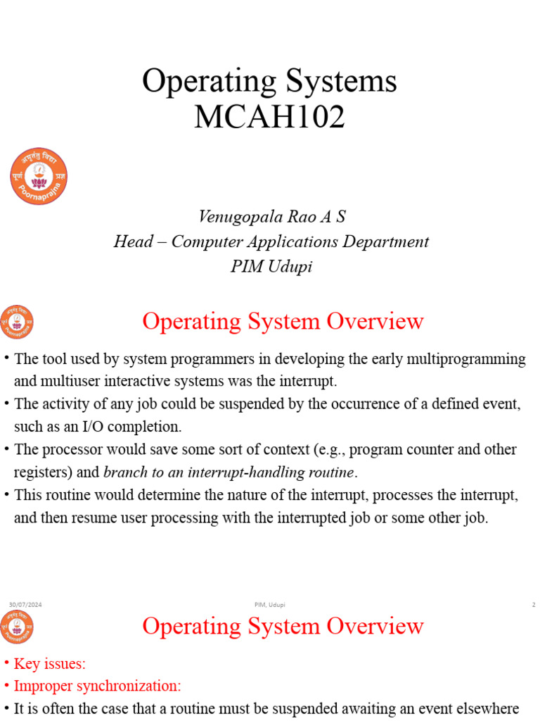 Class 6 | PDF | Operating System | Process (Computing)