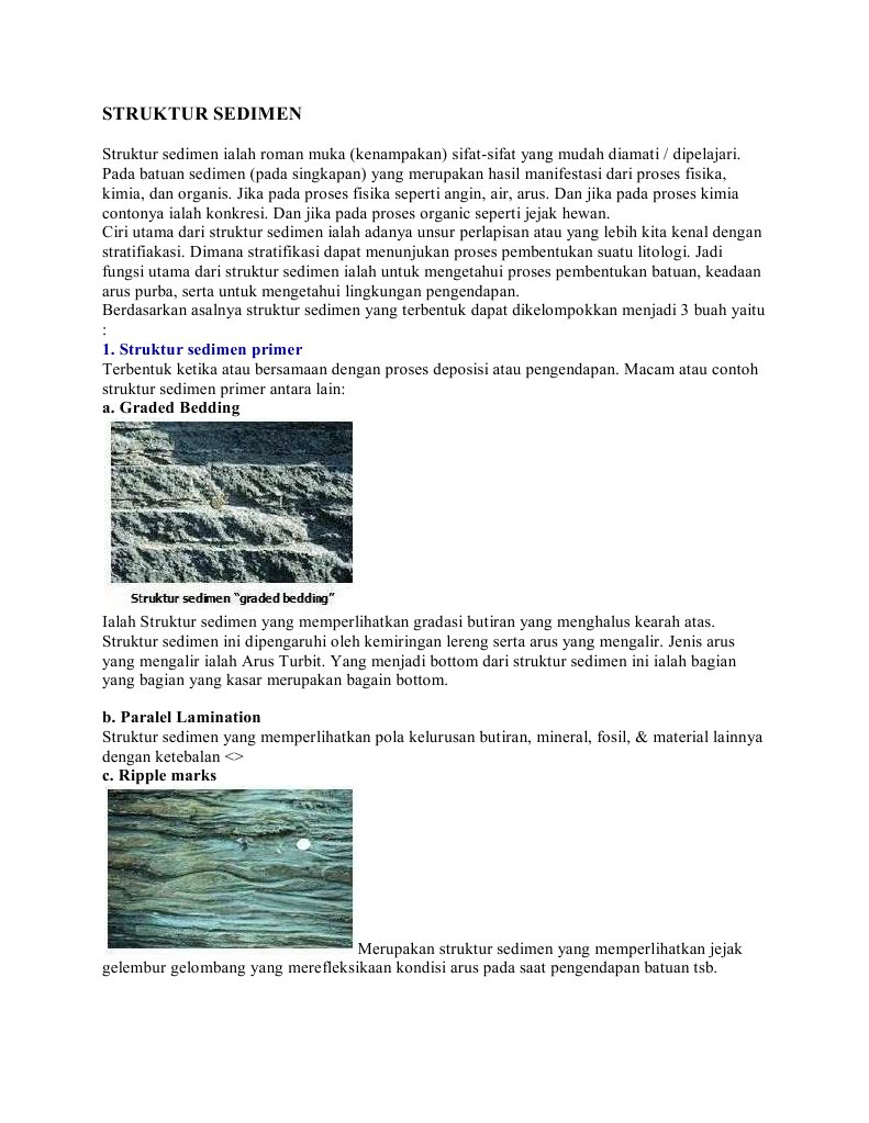 STRUKTUR SEDIMEN