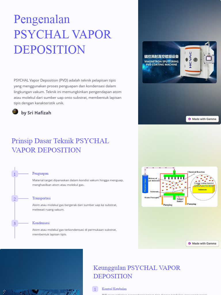 Pengenalan PSYCHAL VAPOR DEPOSITION | PDF | Komputer | Teknologi & Rekayasa