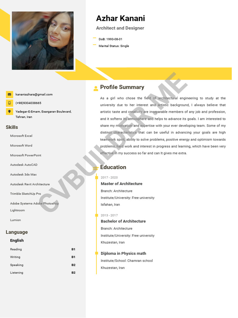 MyResume 314 (WWW - Cvbuilder.me) | PDF