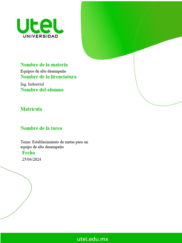 Unidad 5 | PDF | Business | El establecimiento de metas Unidad 5 | PDF | Business | El establecimiento de metas