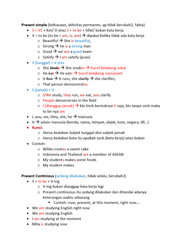 Grammar - Menuju Amerika | PDF