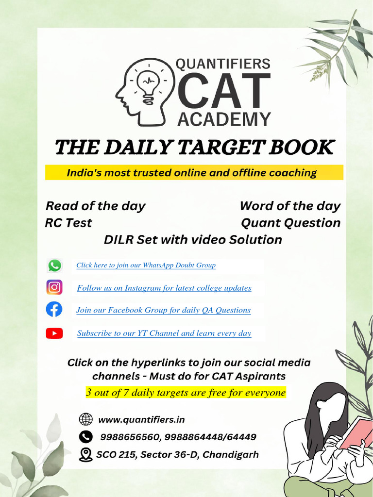 Daily Target by Quantifiers - 31 May 2024 - 240531 - 093300 | PDF ...