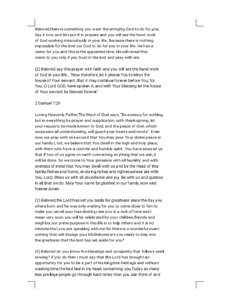 Pastor Format - Phoenix | PDF