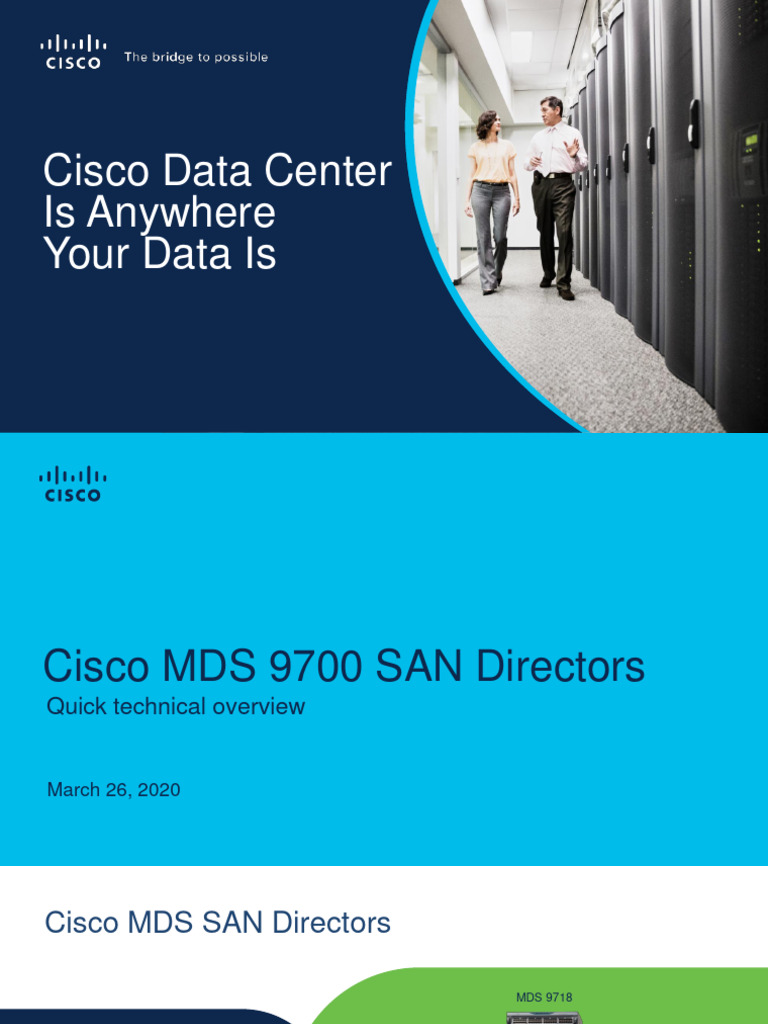 Cisco MDS 9700 Presentation | PDF | Booting | Computer Data Storage