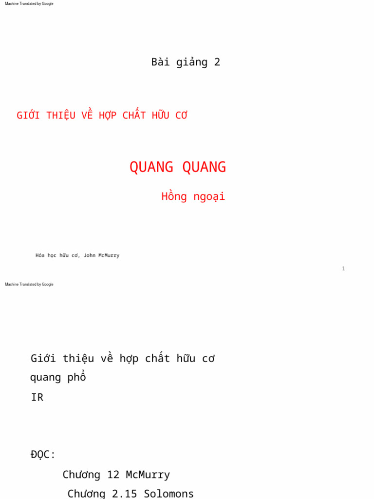 Lecture 2 - Functional Group and Spectroscopy IR | PDF