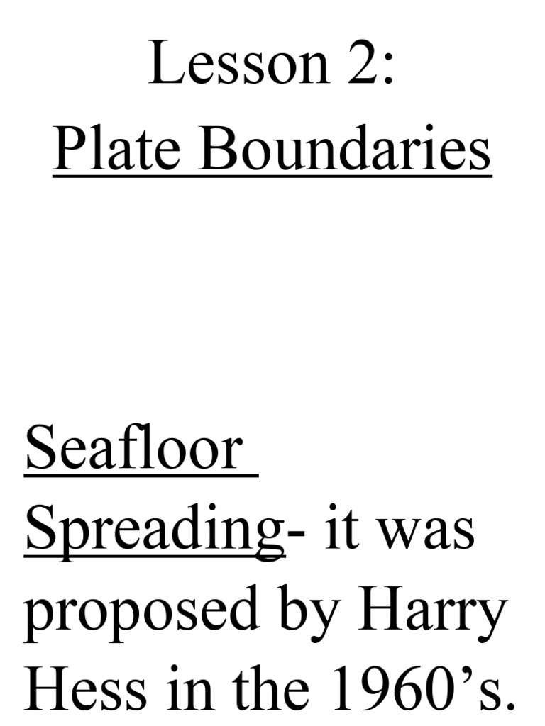 Plate Boundaries | PDF | Social Science | Travel
