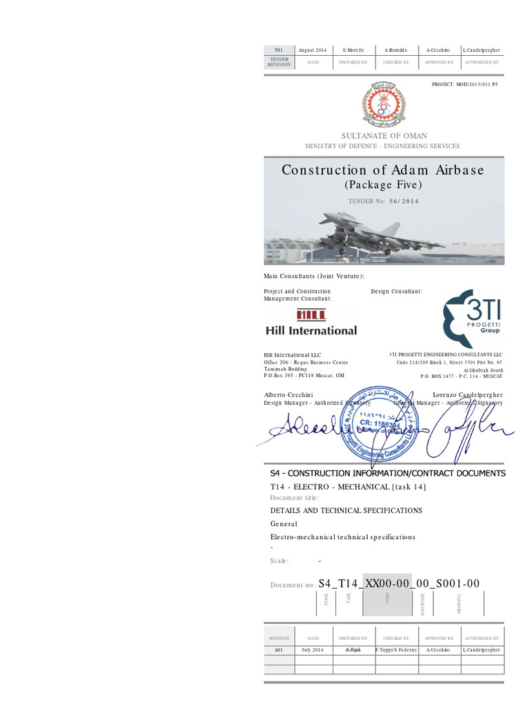 Construction of Adam Airbase: (Package Five) | PDF | Water Heating