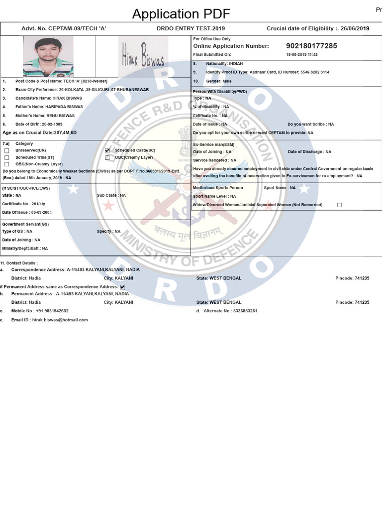 Drdo Details | PDF