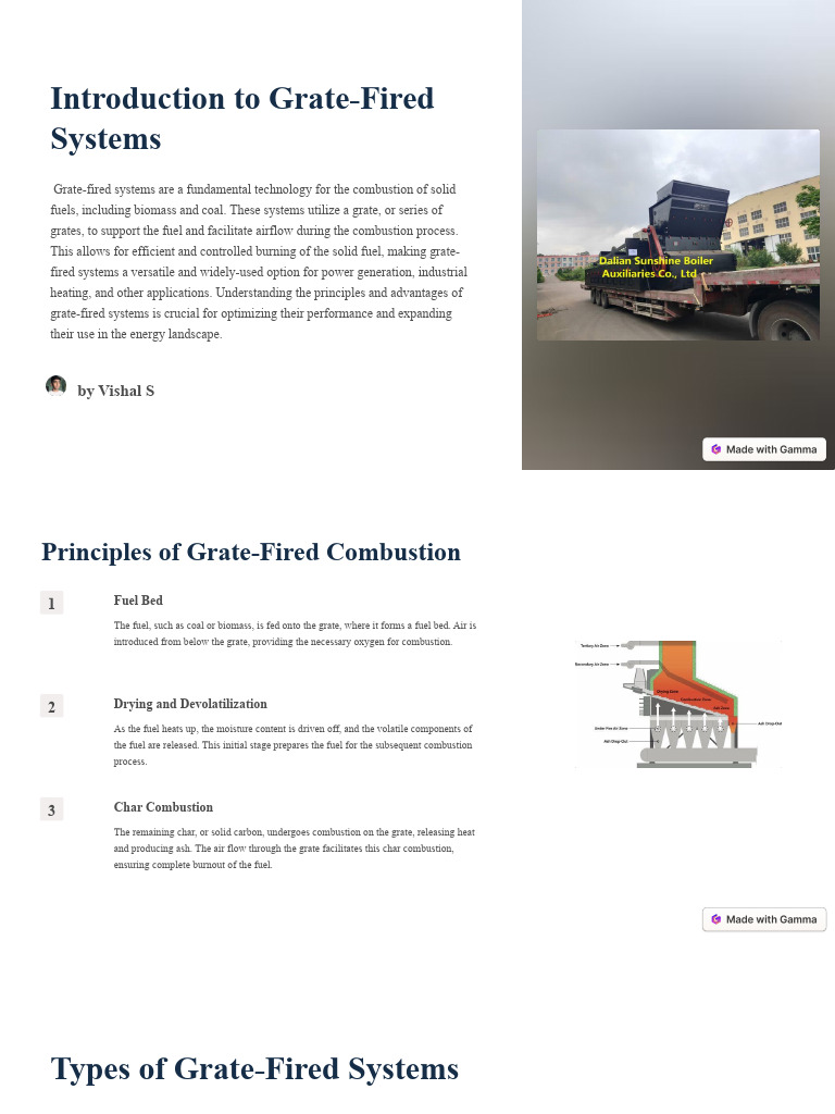 Introduction To Grate Fired Systems | PDF | Combustion | Fuels
