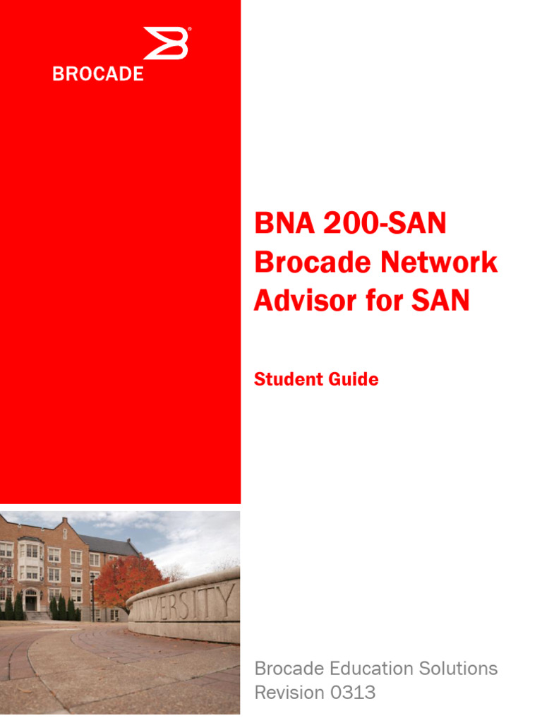 Brocade Network Advisor BNA 200 Guide | PDF | Databases | Computing