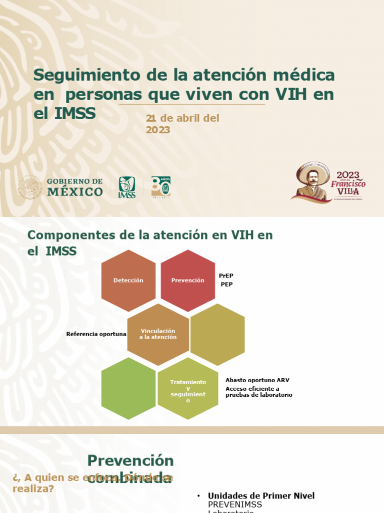 Prevención de VIH - Diagnóstico y Tratamiento ARV en El IMSS3 | PDF ...