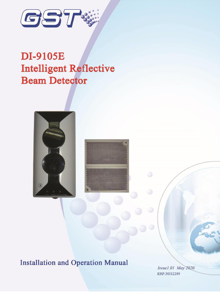DI-9105E Intelligent Reflective Beam Detector ASY | PDF | Mirror | Smoke