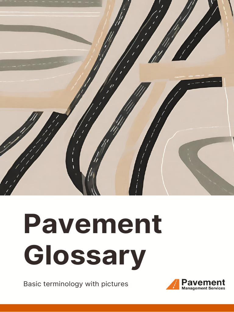 PMS+Pavement+glossary | PDF | Road Surface | Road