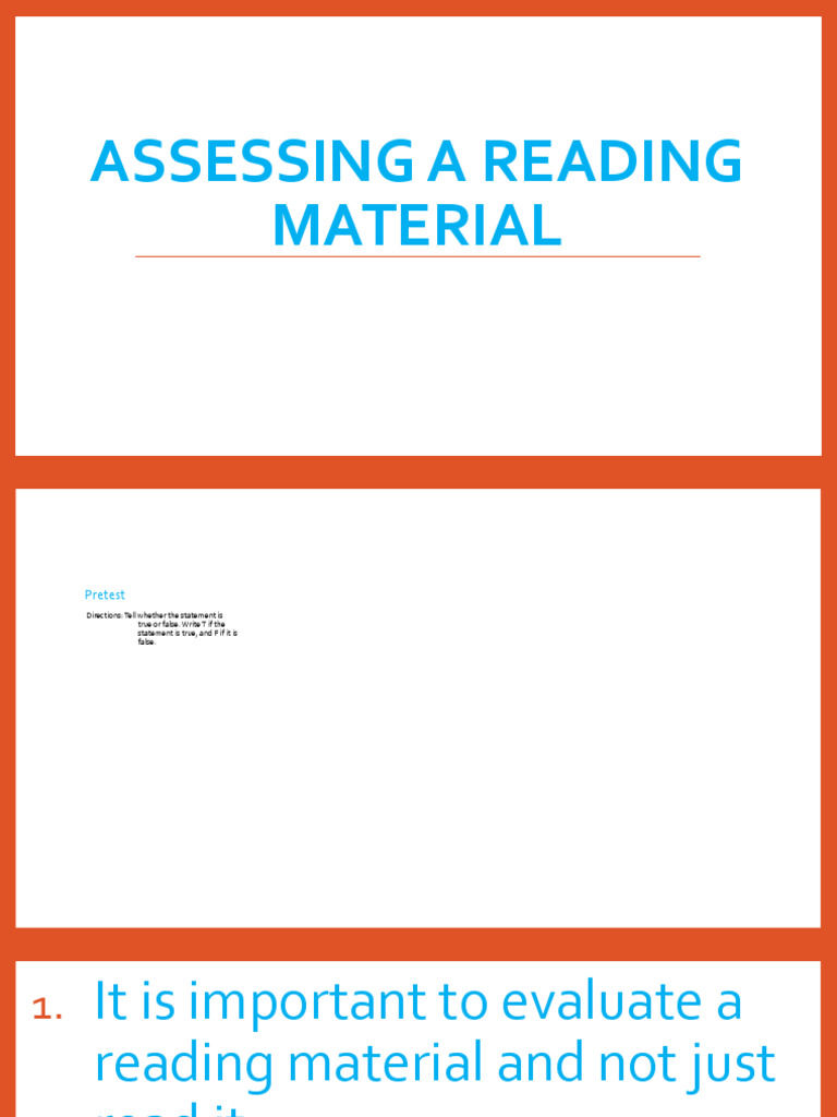 Quarter 4-Module 1 Judging The Relevance and Worth of Ideas, Soundness of Author's Reasoning ...