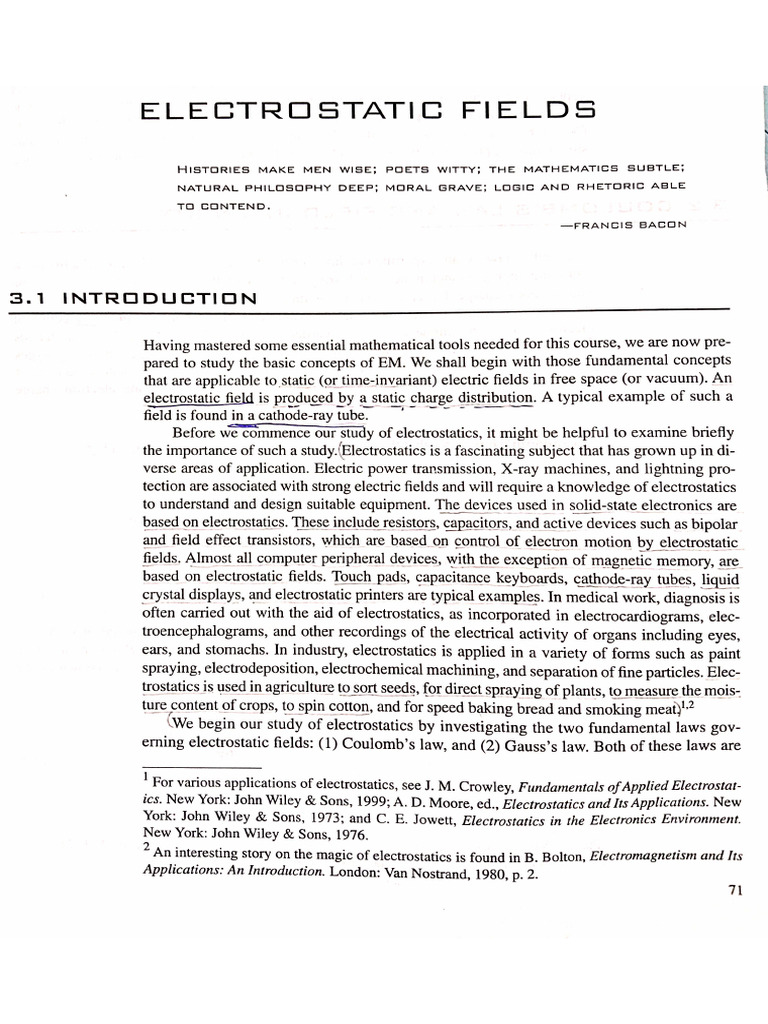 Unit1 - Coulombs Law and E | PDF