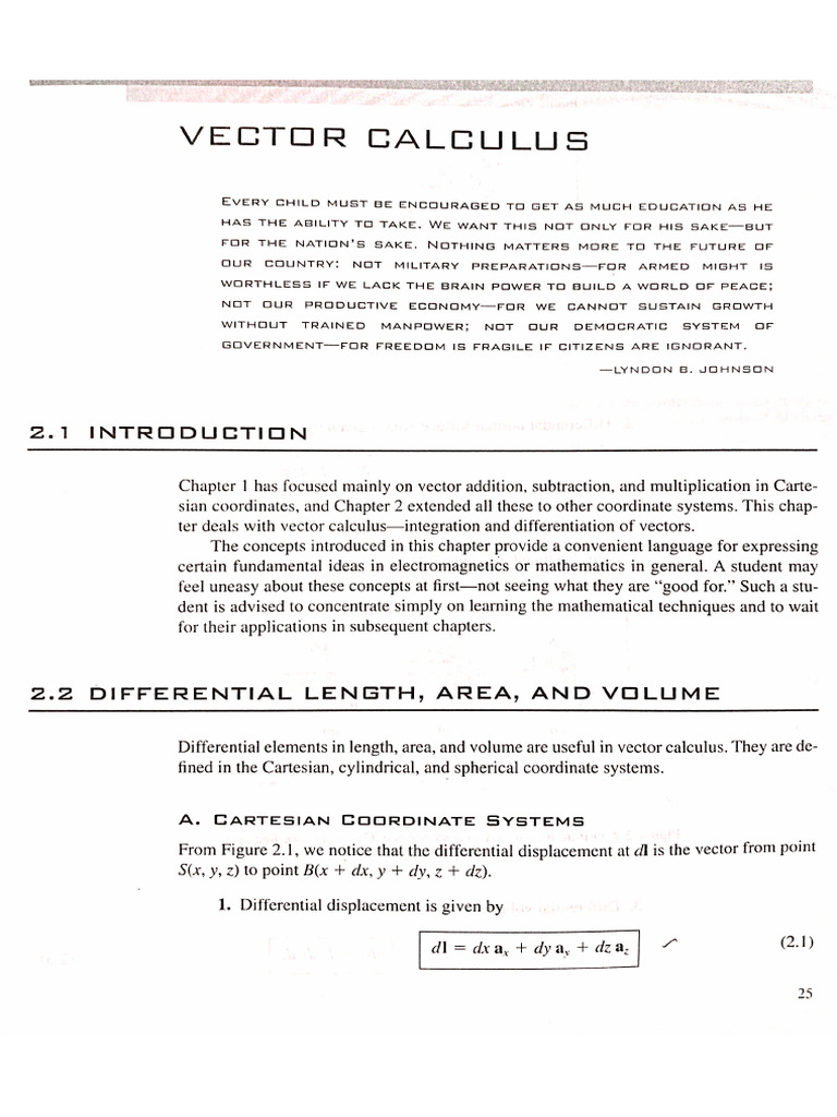 Unit1 - Review of Vector Calculus | PDF