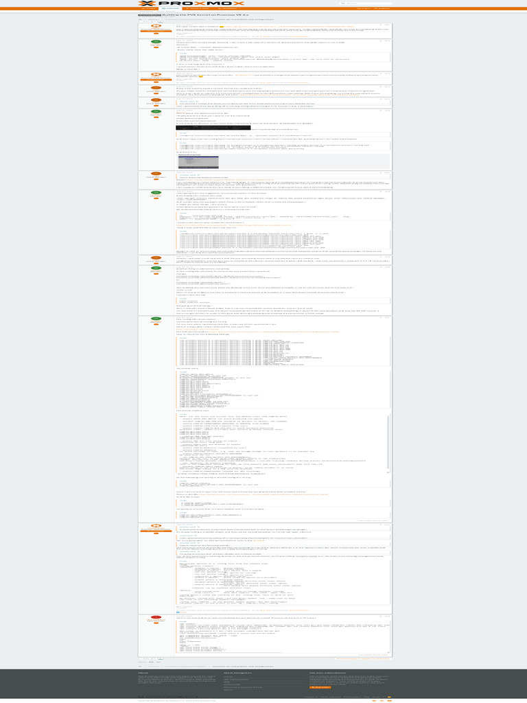 (TUTORIAL) - Building The PVE Kernel On Proxmox VE 6.x - Page 2 - Proxmox Support Forum | PDF ...