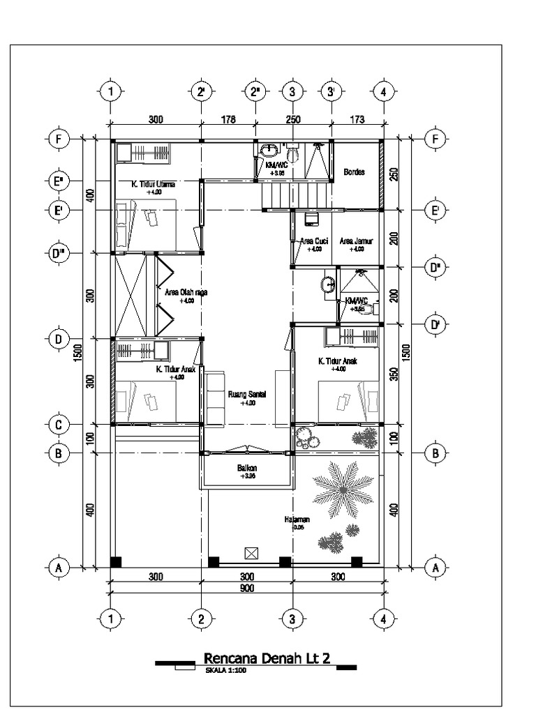 Renc. Denah Lt.2 | PDF