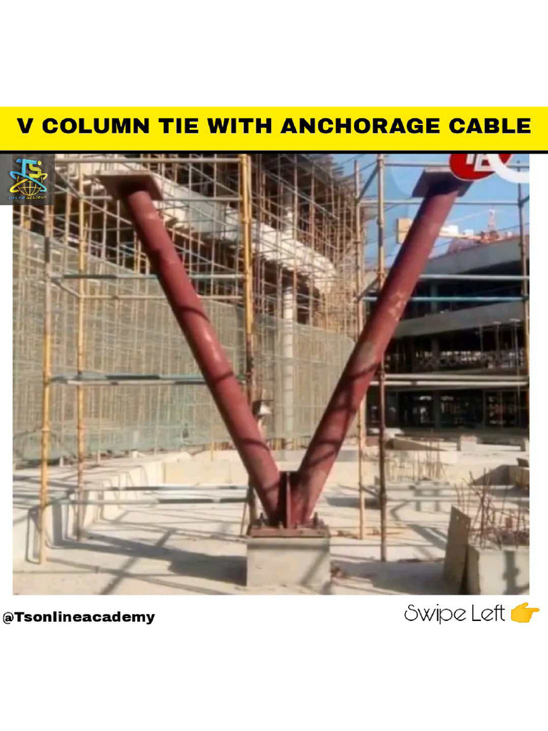 V Column Tie With Anchorage Cable | PDF