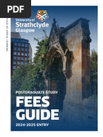 Aberdeen International Tuition Fees 2025/26 | PDF | Postgraduate Education | Master Of Science