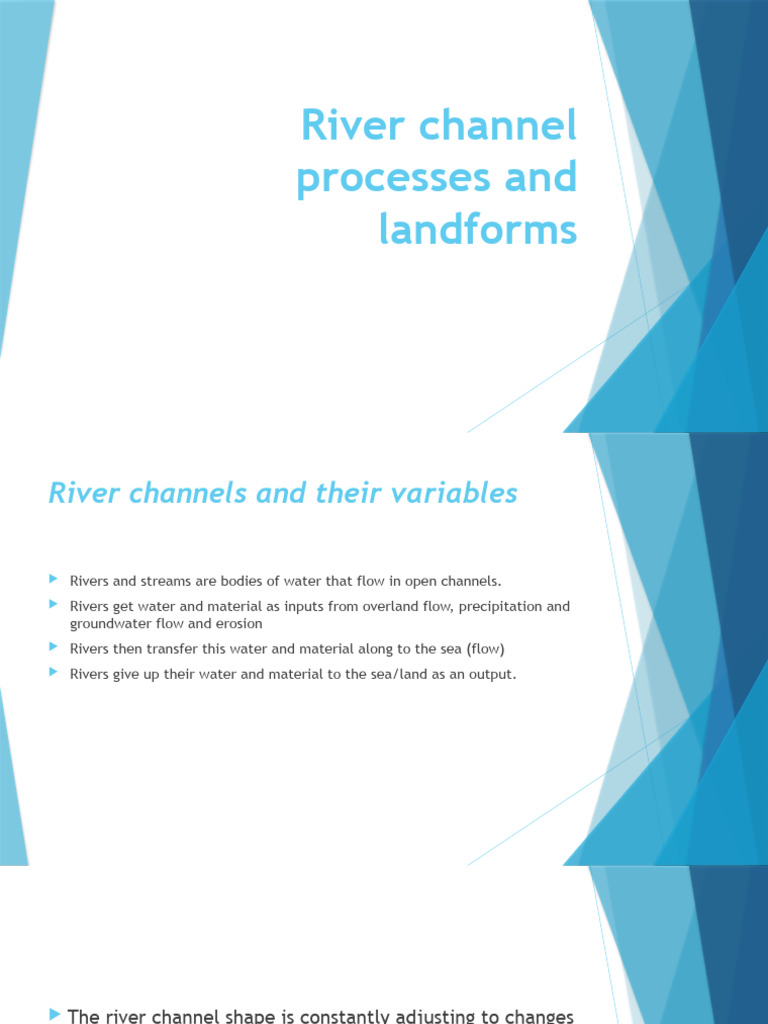 Understanding River Channels in Geography | PDF | River | Flood
